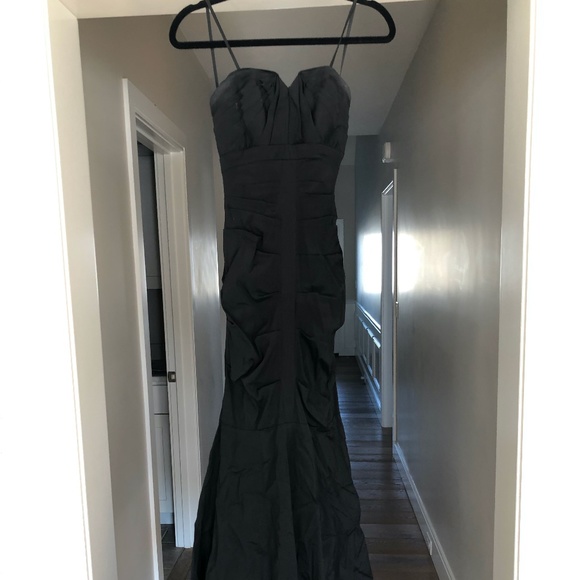 Cache | Dresses | Cache Trumpet Dress Black Formal Prom | Poshmark